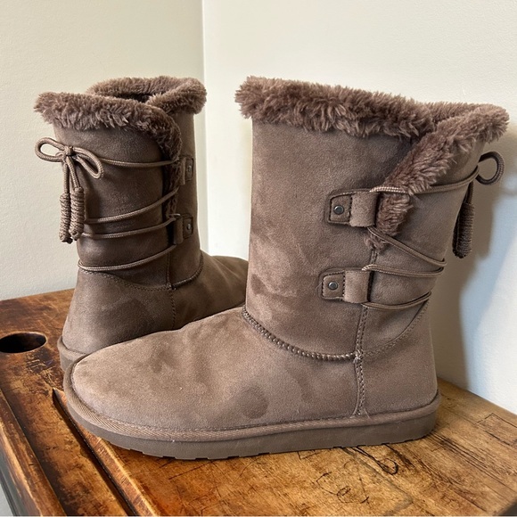 Arizona Jean Company | Shoes | Arizona Jean Co Brownish Gray Boots ...